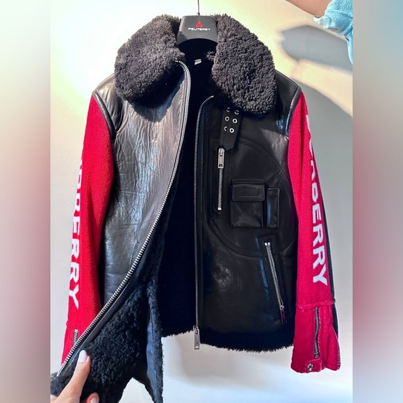 Burberry | Jackets & Coats | Burberry Shearling Jacket Size 44 | Poshmark